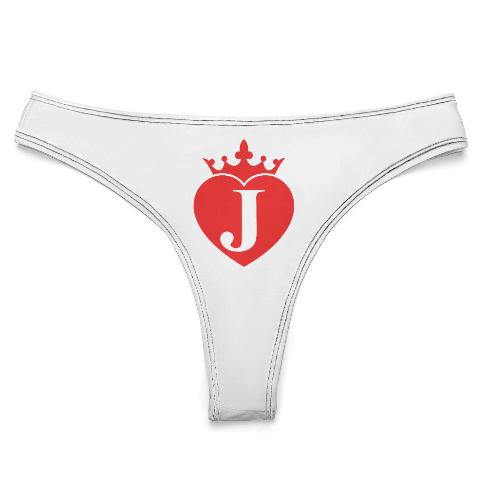 Jack of Hearts Crown Thong, JOH Thong, Raceplay Gift, Bleached ...