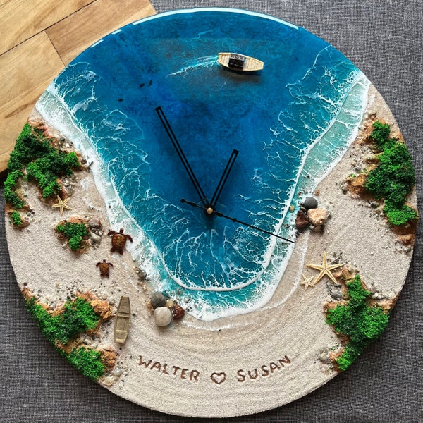 Beach Clock - Etsy Australia