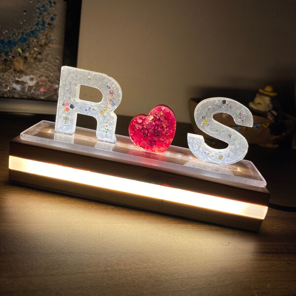 Led Resin Table - Etsy