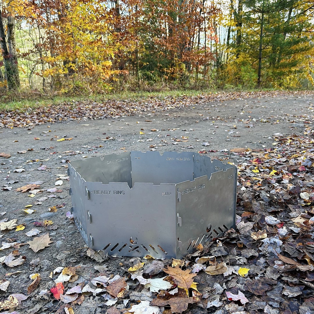 Small READY RING plates Only Stainless Steel Campfire Pit - Etsy