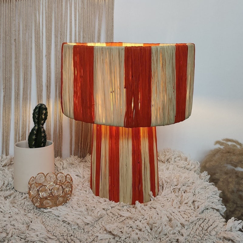 Raffia Nightstand - Etsy