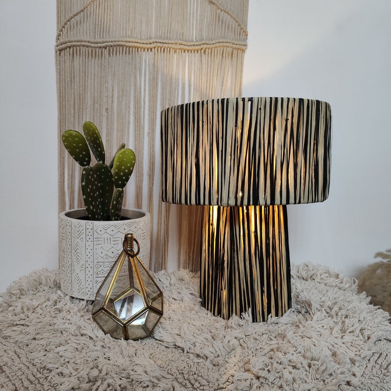 Raffia Nightstand - Etsy