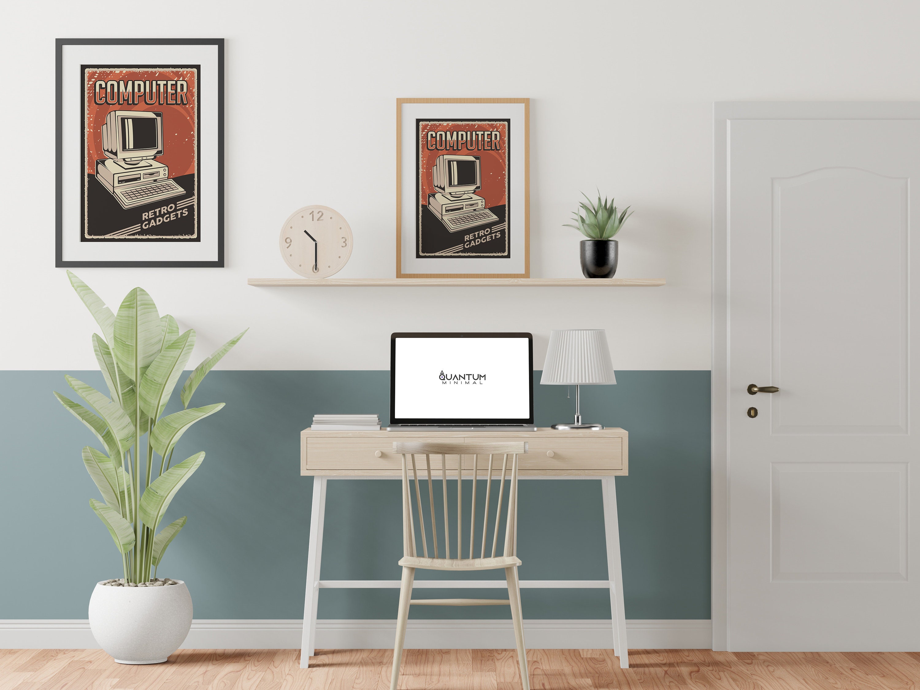 Vintage Computer, Vintage Poster, Tecnology Art, Gift for Tech Lovers ...