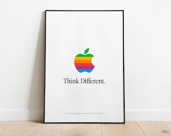 Think Different Einstein Poster