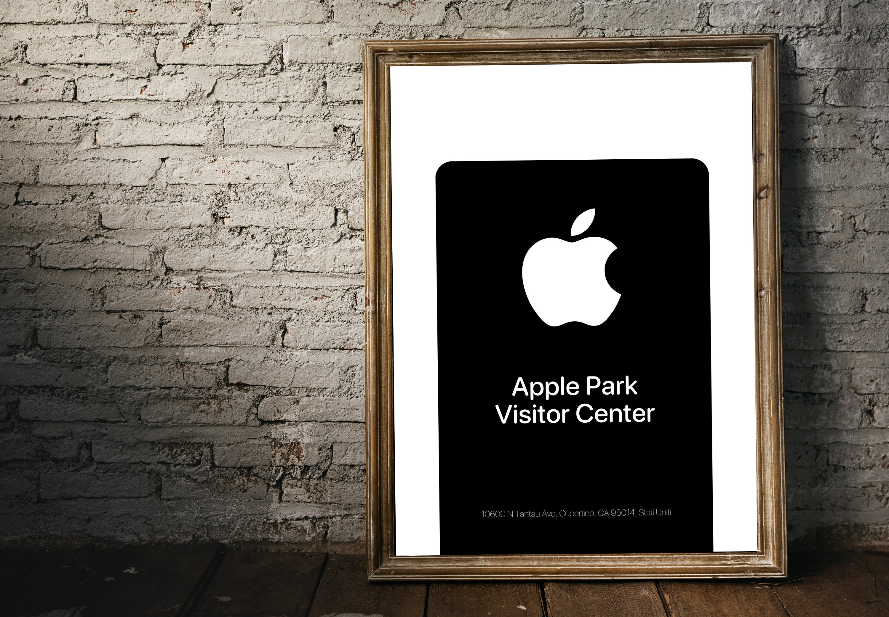 Apple Logo Poster, Apple Park, Gift for Apple Lovers, Motivational Art ...