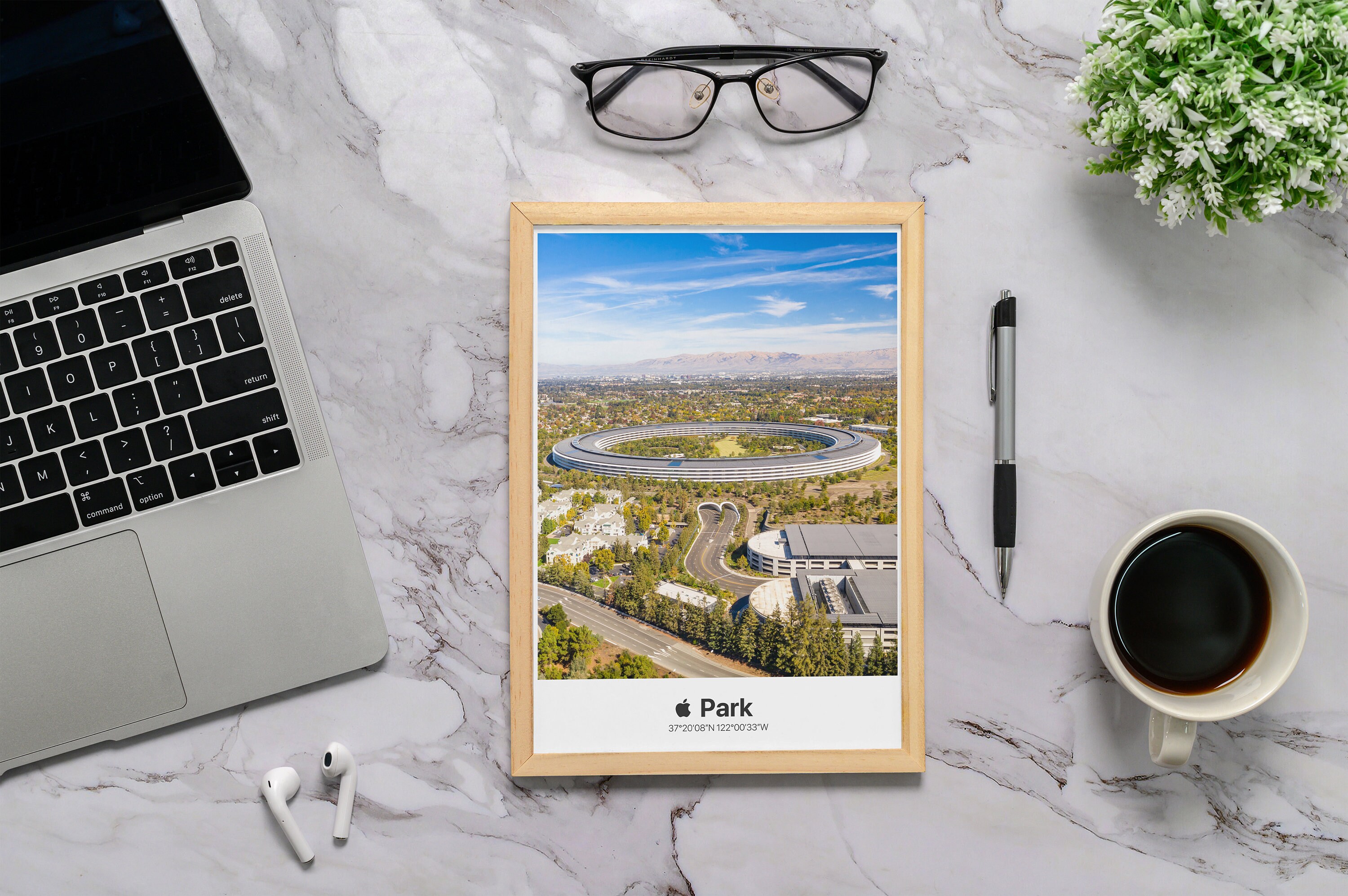 Poster Apple Park, Apple Park Print, Gift for Apple Lovers ...