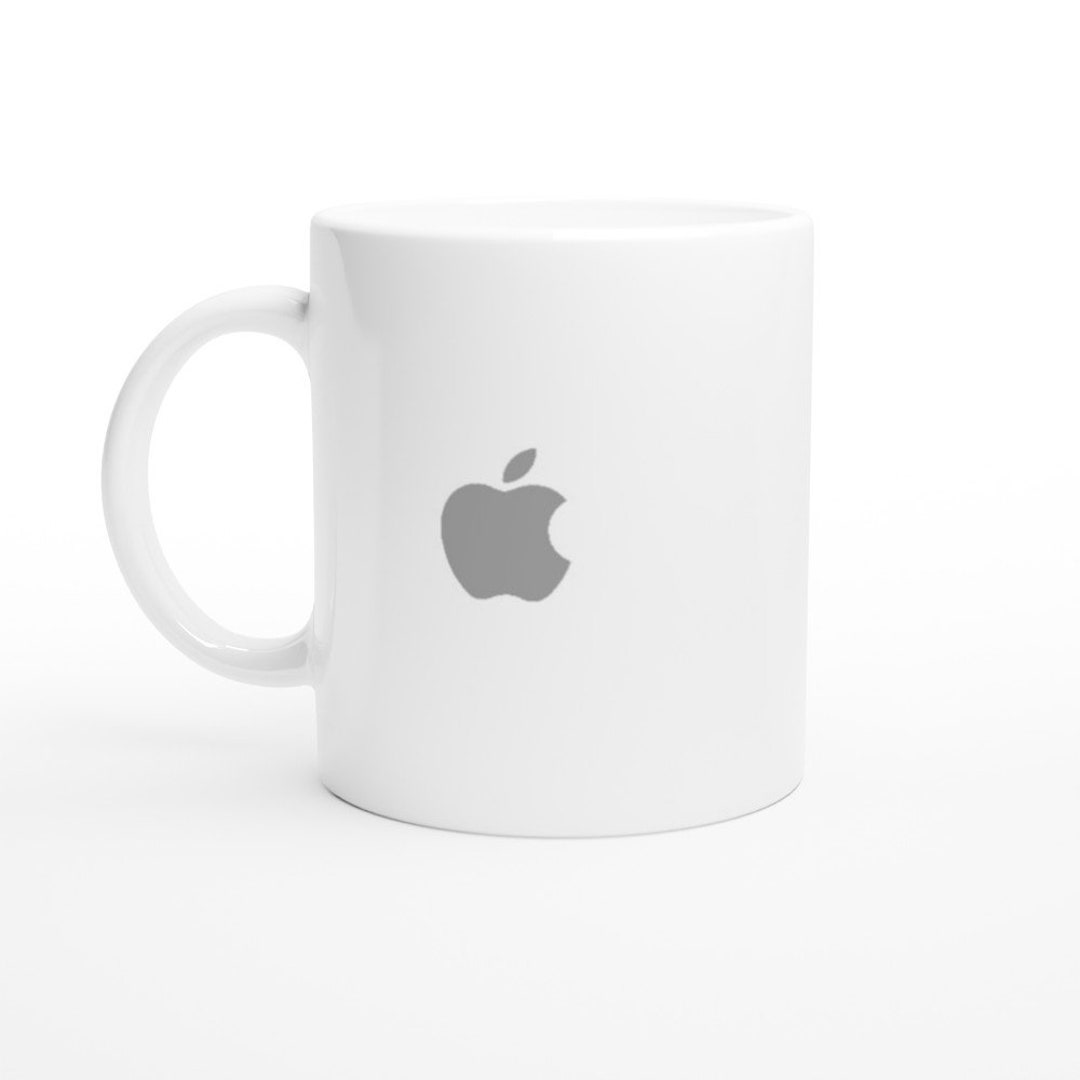Logo Apple Ceramic, Office Mug, Apple Lover, 325ml or 11oz Ceramic Mug ...