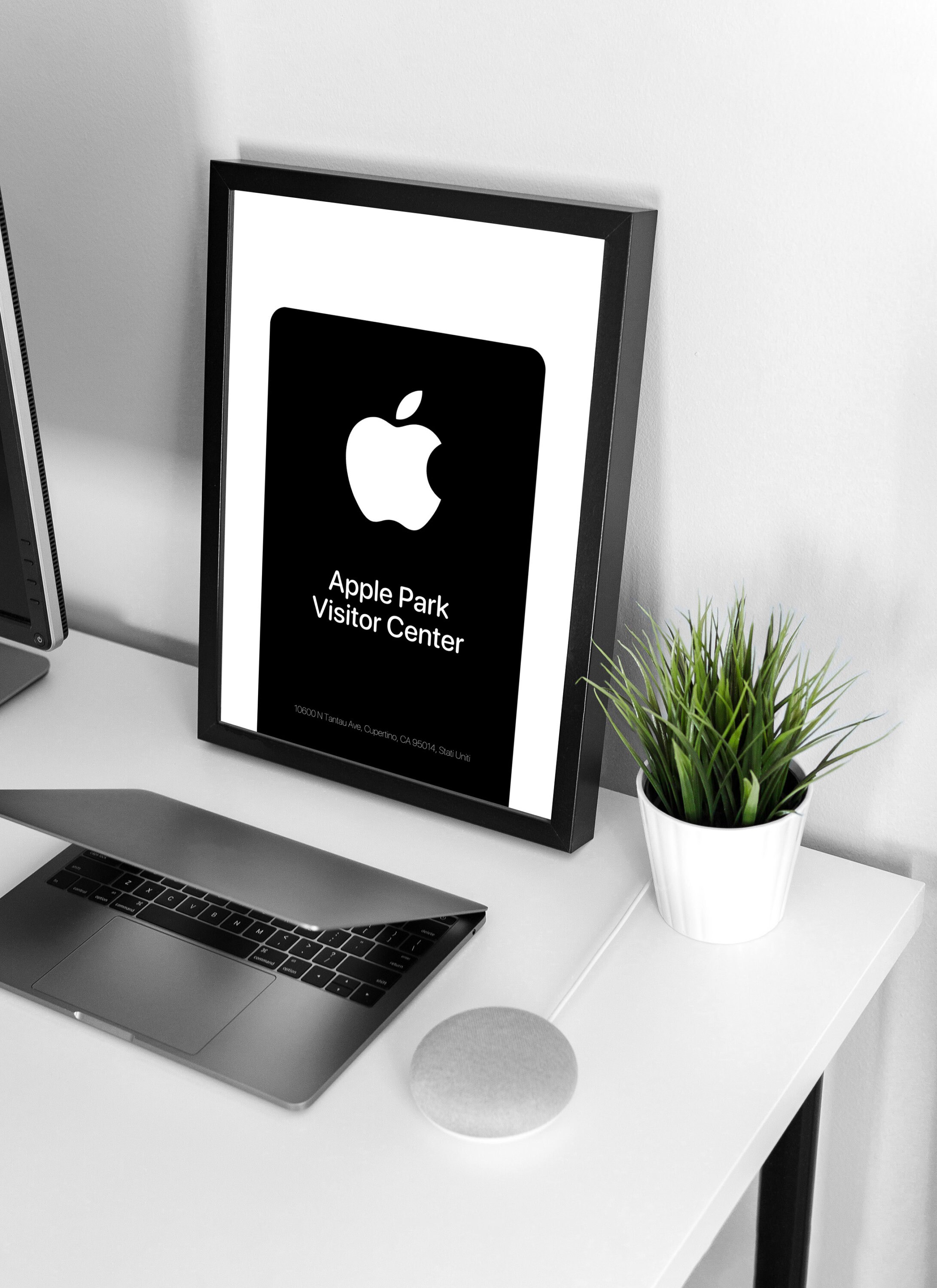 Apple Logo Poster, Apple Park, Gift for Apple Lovers, Motivational Art ...