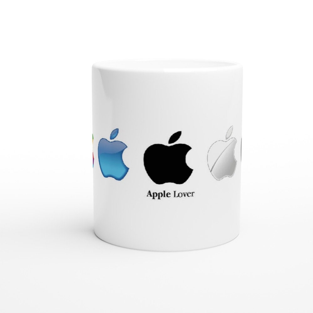 Apple Ceramic mug, Evolution of the Apple Logo, Accessories Apple, gift ...