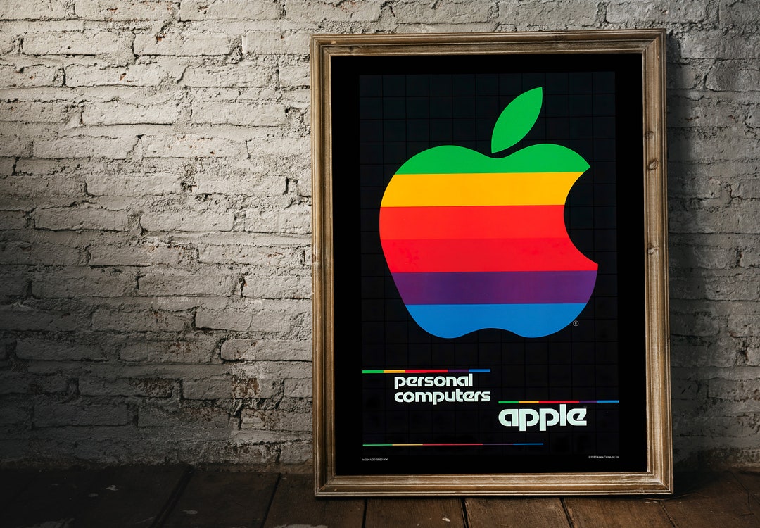 Apple Logo Poster The Rainbow Apple Logo Gift For Apple Lovers Apple apple-logo-poster-the-rainbow-apple-logo-gift-for-apple-lovers-apple