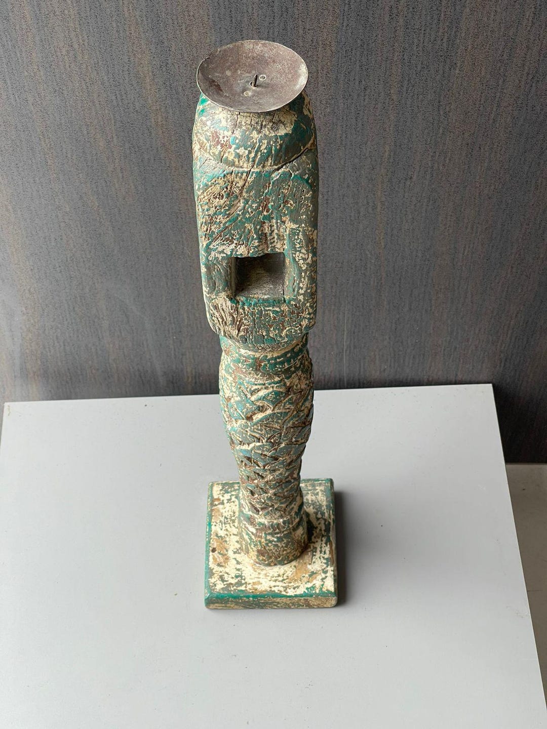 Vintage Wooden Hand Painted Leg Candle Stand Holder Decorative P194 - Etsy