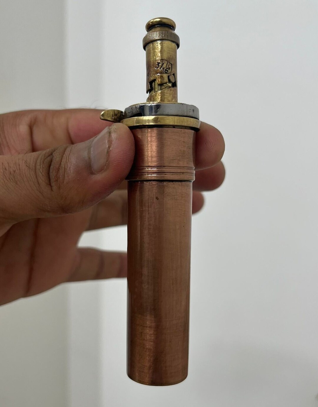 Victorian Style Miniature 4'' Round Cylindrical Vintage Look Copper Gun ...