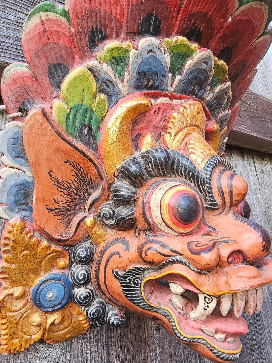 Indonesian Mythology Demon Mask - Etsy