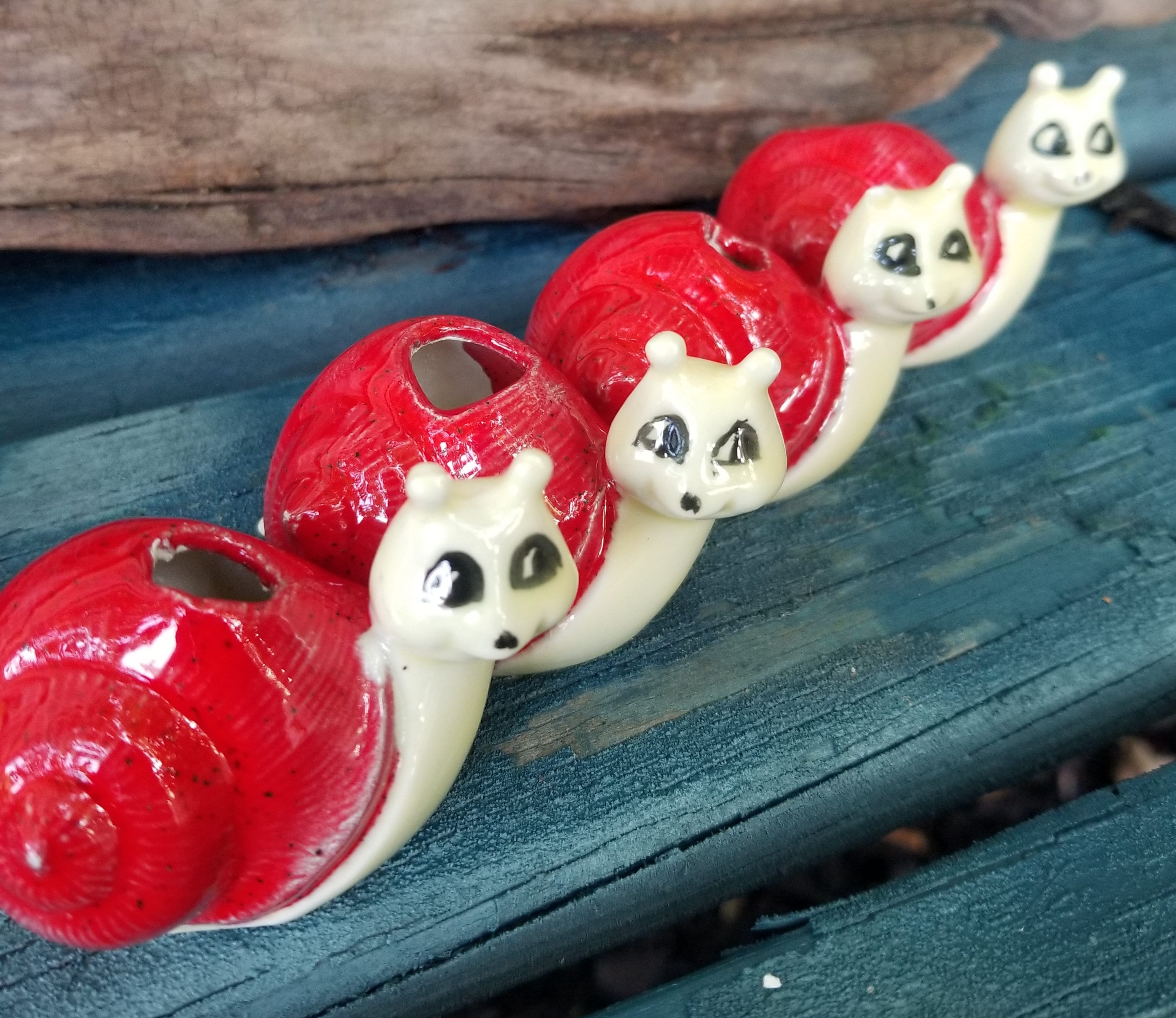 Macrame Snail Beads - Etsy