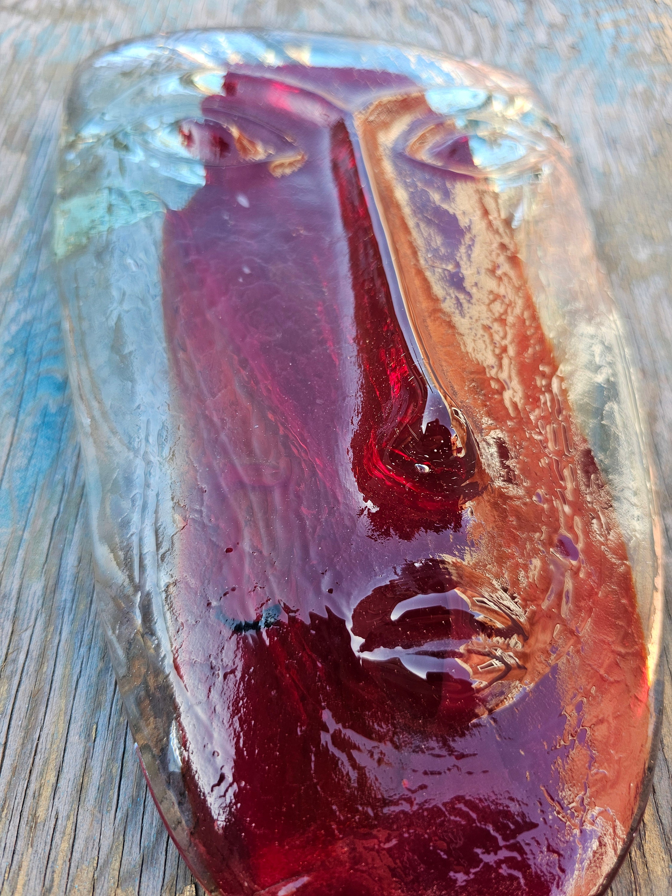 Kosta Boda/ Erik Hoglund Glass Face - Etsy