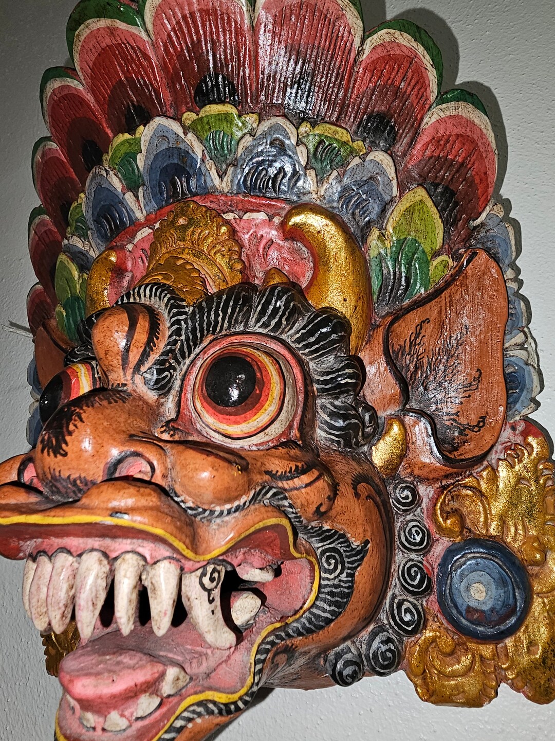 Indonesian Mythology Demon Mask - Etsy