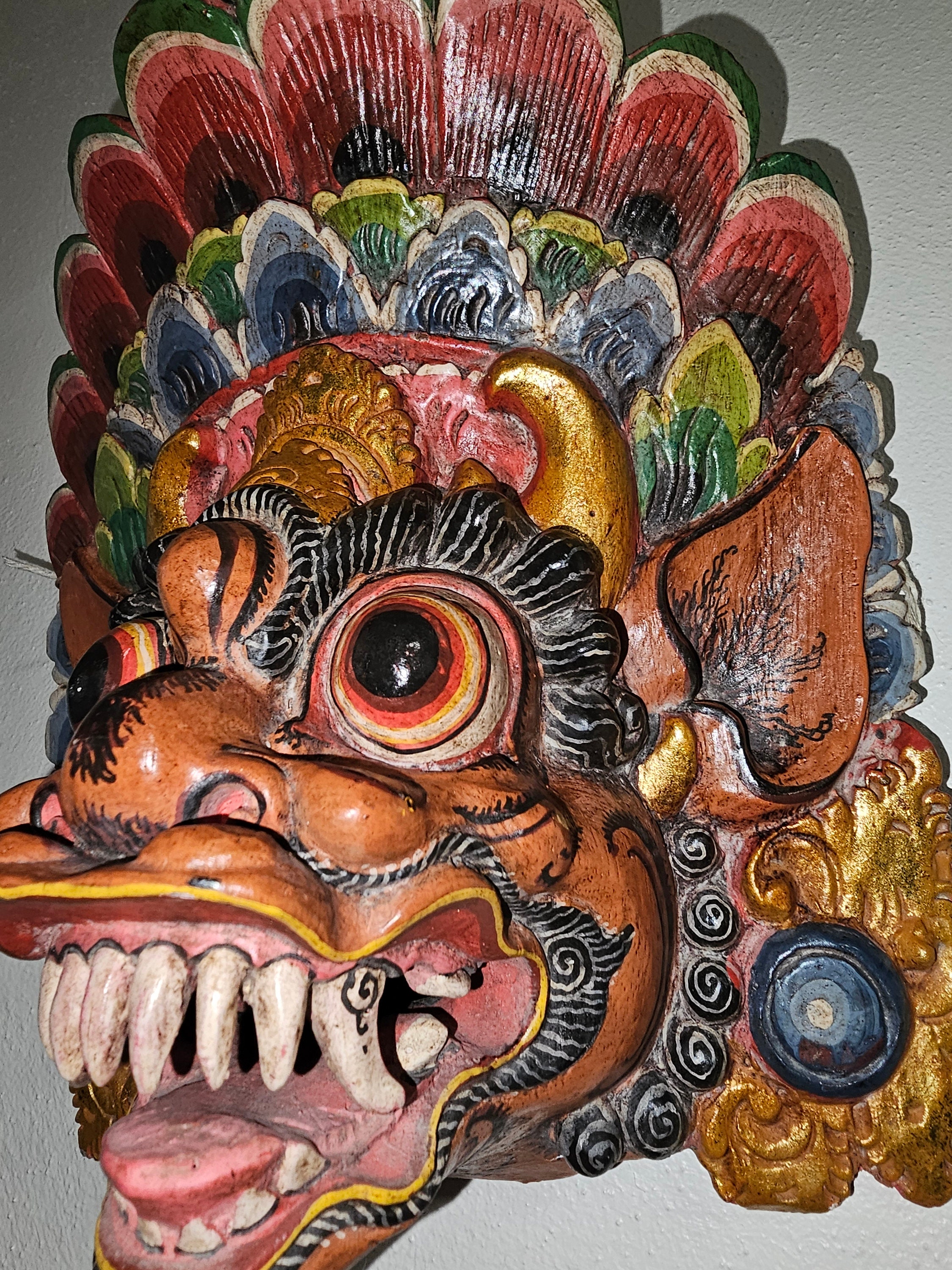 Indonesian Mythology Demon Mask - Etsy