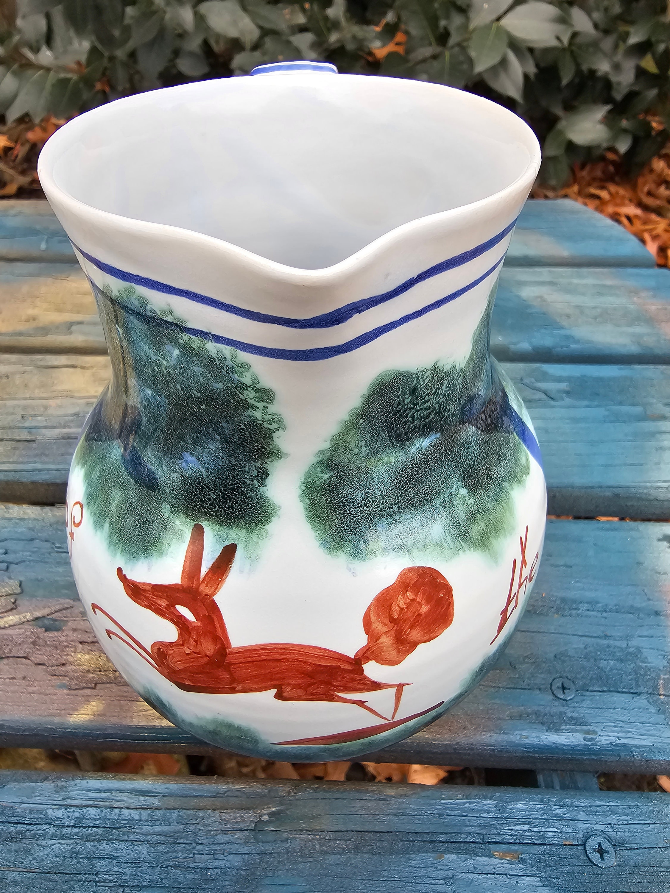 Vintage Williamsburg Fiance Fox Pottery - Etsy