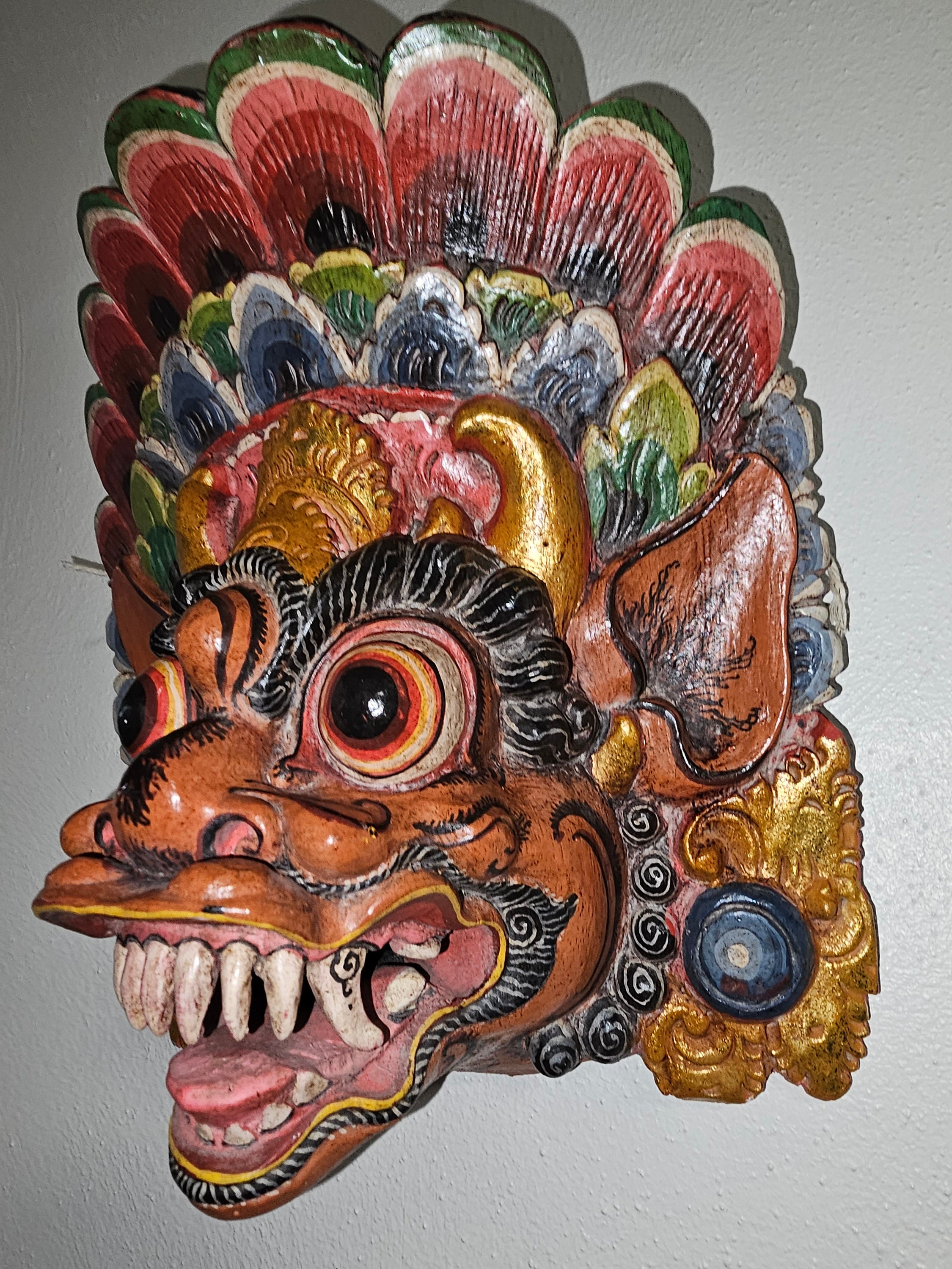 Indonesian Mythology Demon Mask - Etsy
