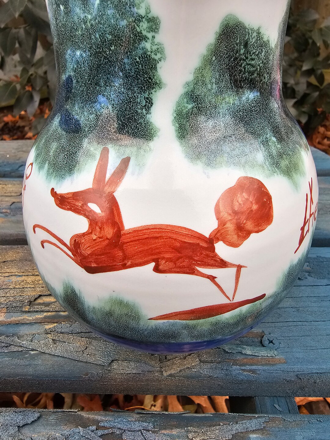 Vintage Williamsburg Fiance Fox Pottery - Etsy
