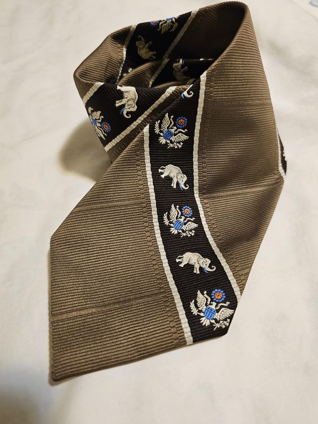 Vintage Presidential Republican Tie - Etsy