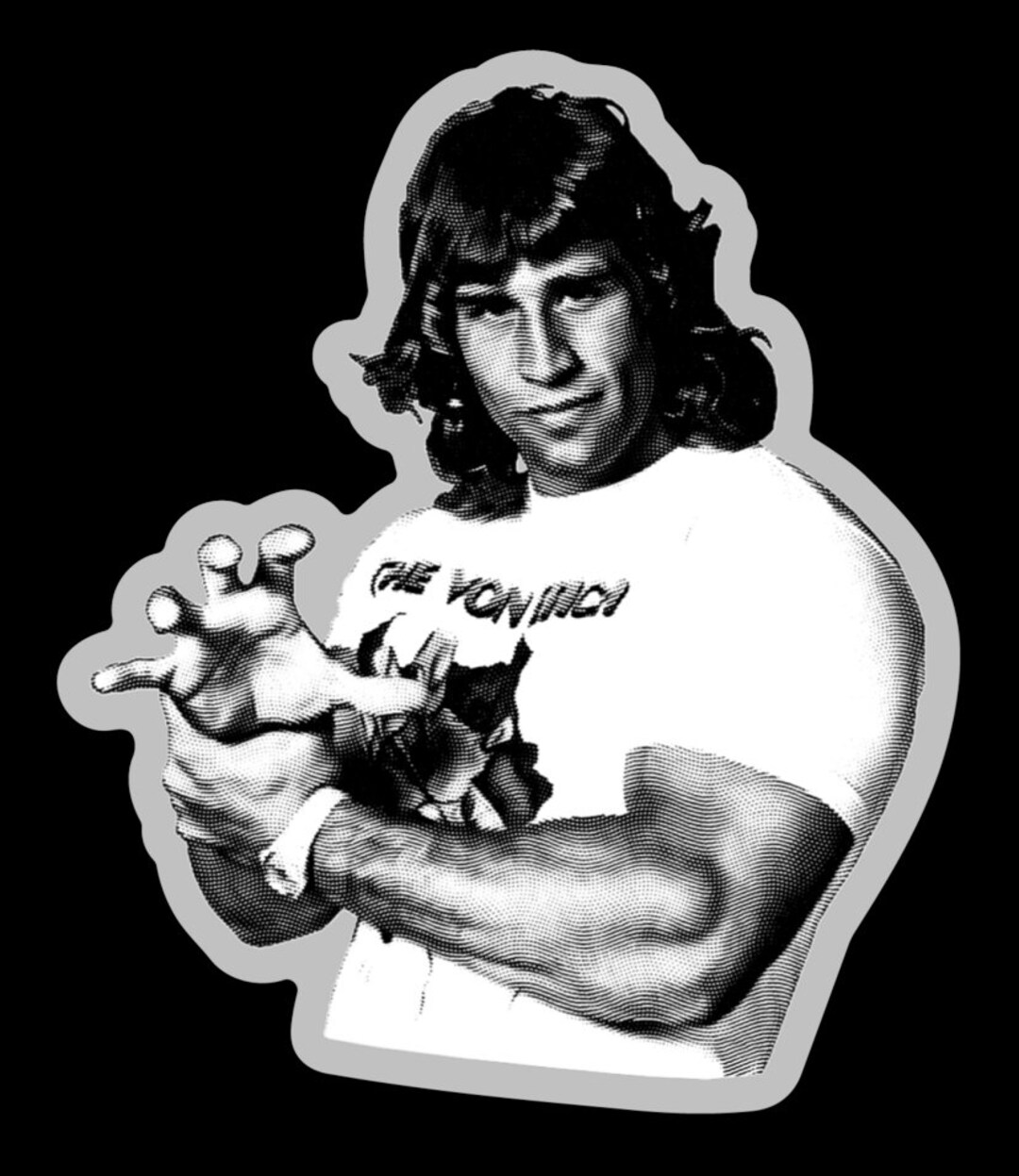 Kerry Von Erich Vinyl Stickers (2): the Texas Tornado, WWF - Etsy