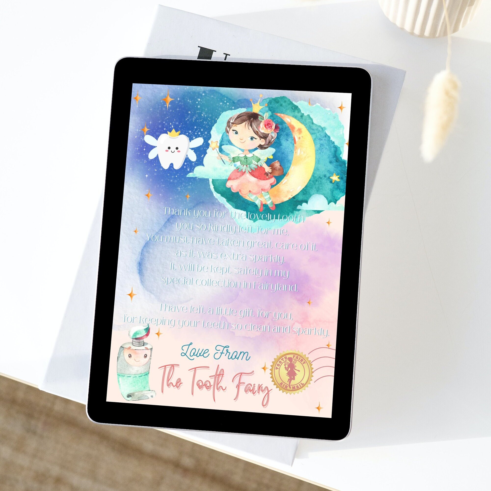 Tooth Fairy Thank You / Tooth Fairy Gift / Tooth Fairy Visit / Tooth ...