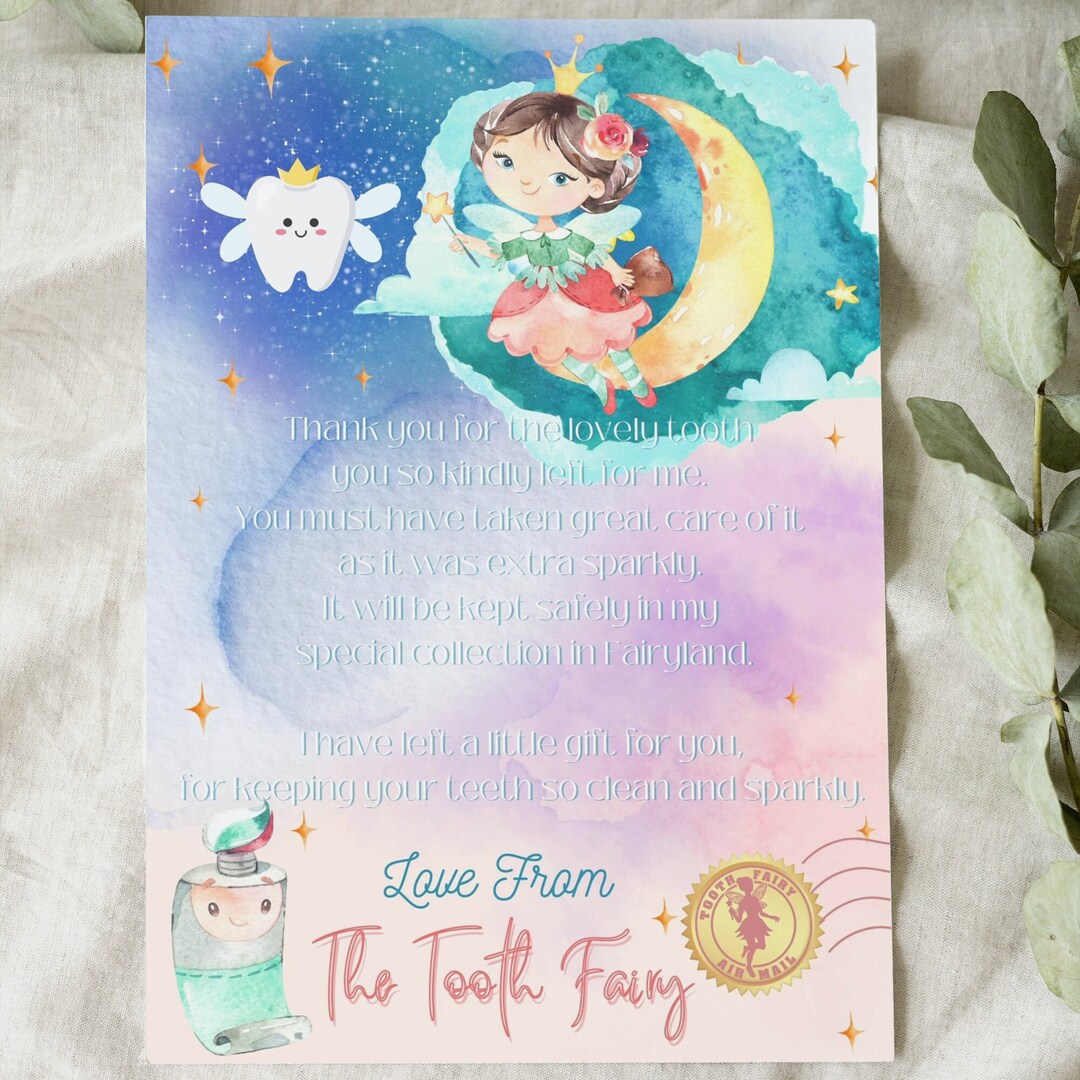 Tooth Fairy Thank You / Tooth Fairy Gift / Tooth Fairy Visit / Tooth ...