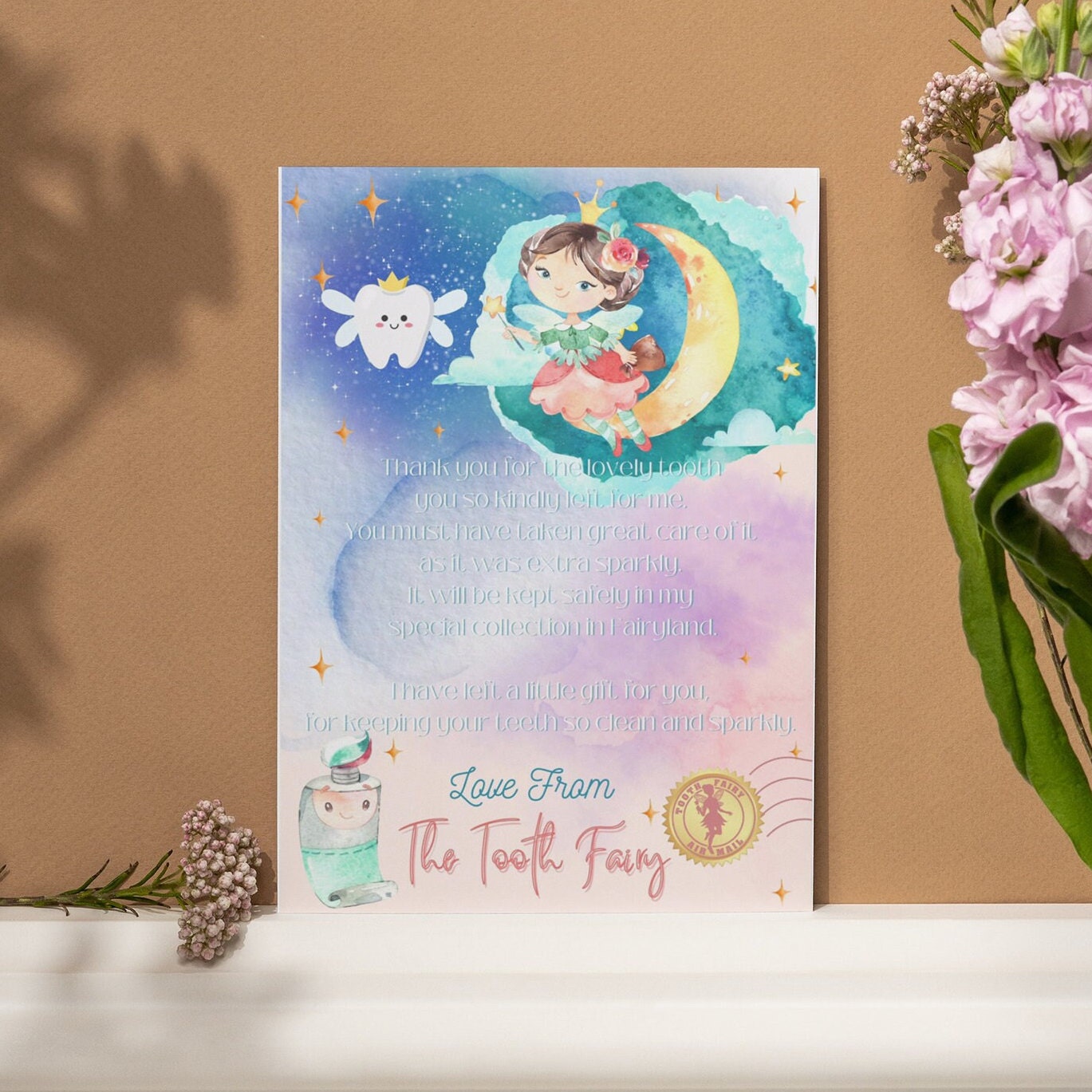 Tooth Fairy Thank You / Tooth Fairy Gift / Tooth Fairy Visit / Tooth ...