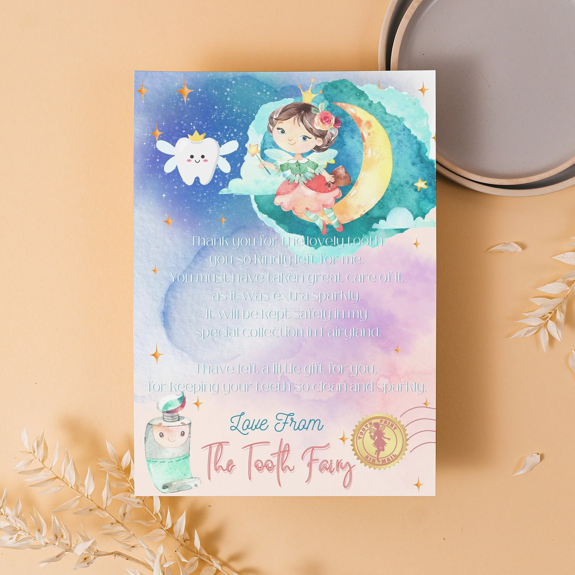 Tooth Fairy Thank You / Tooth Fairy Gift / Tooth Fairy Visit / Tooth ...
