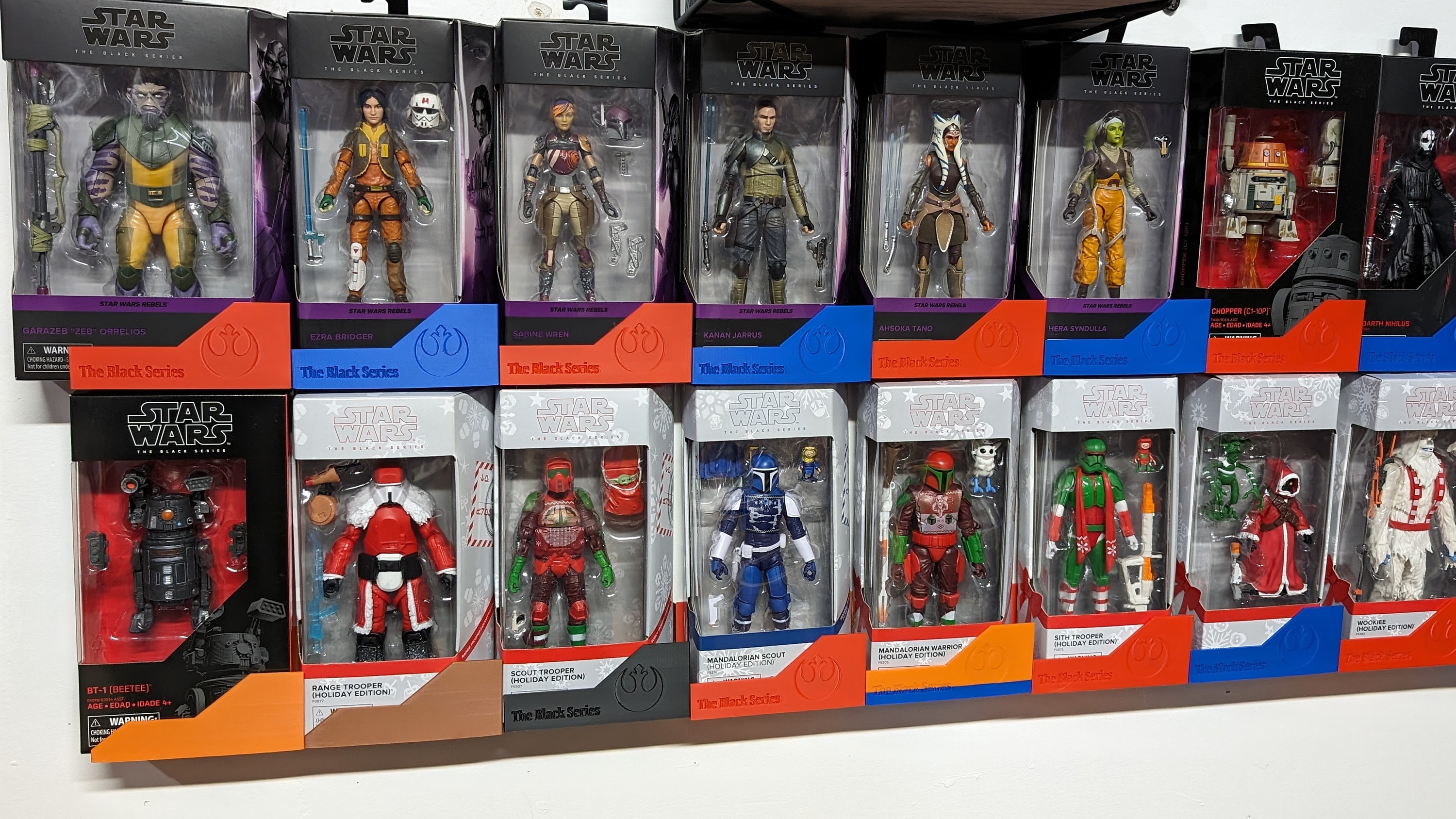 Star Wars the Black Series Shelves Wall Hangers - 4 Pack - Etsy