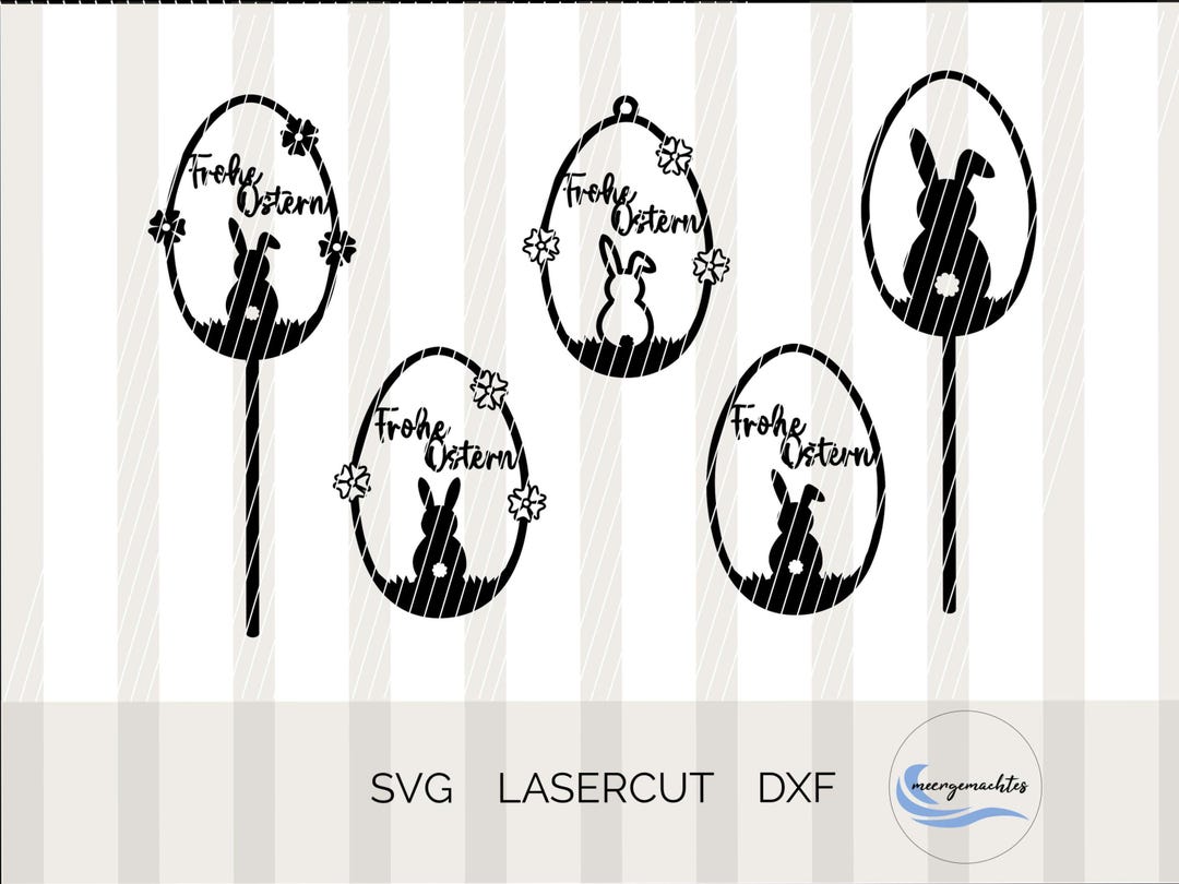 Easter Egg, SVG, Laser Cut, DXF, Plotting, Lasering, Easter, Easter ...