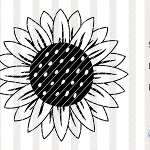 SVG Sunflower, Flower, DXF, Summer, PNG, Plotter File, Cricut ...