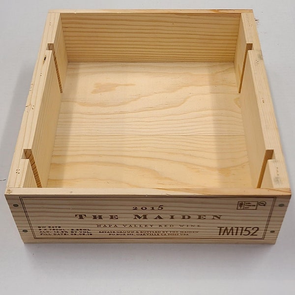 Wooden Wine Box - Etsy