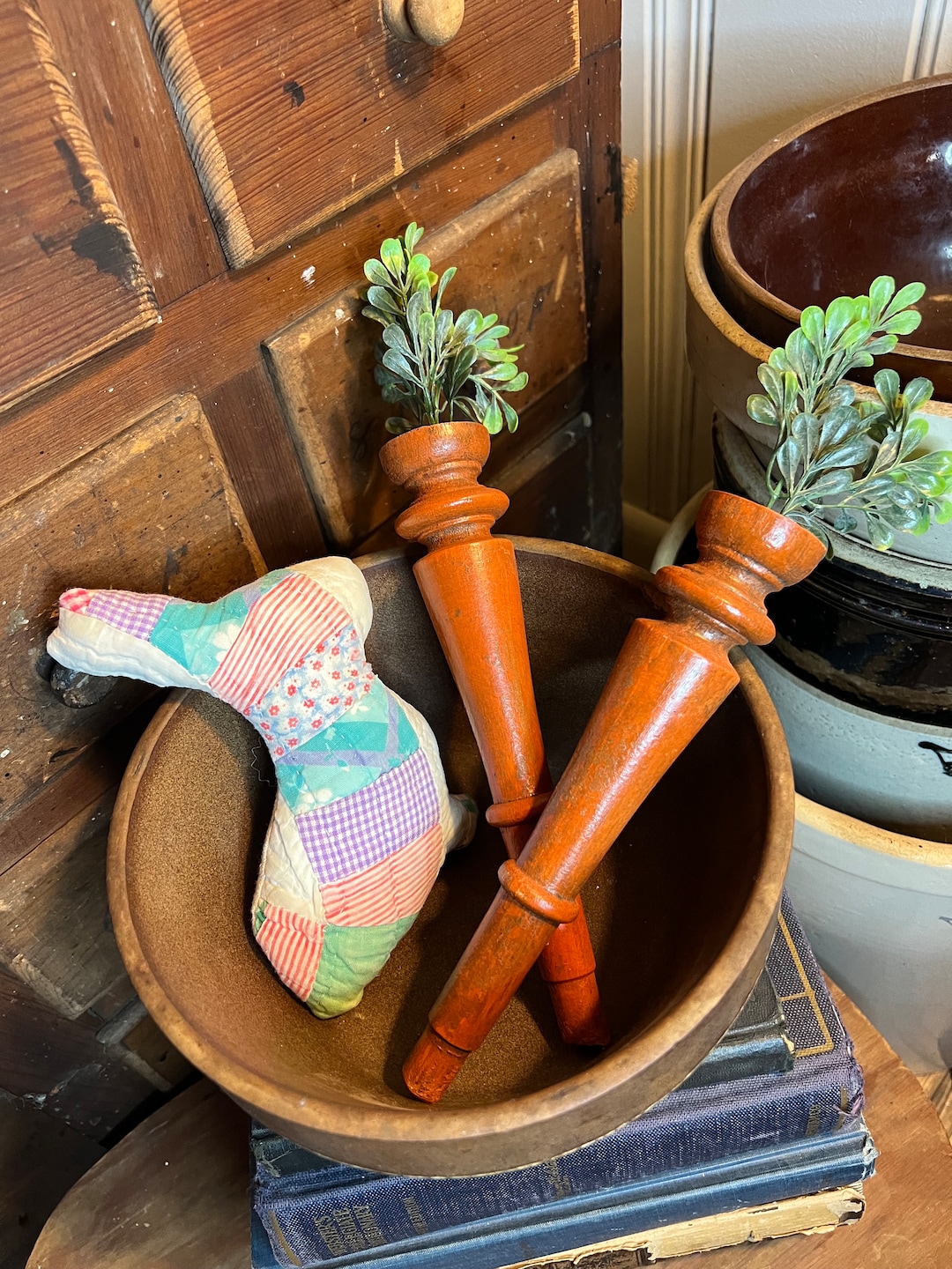 CARROTS Made From REPURPOSED Chair Spindles, Handmade, Set of 2, Spring ...