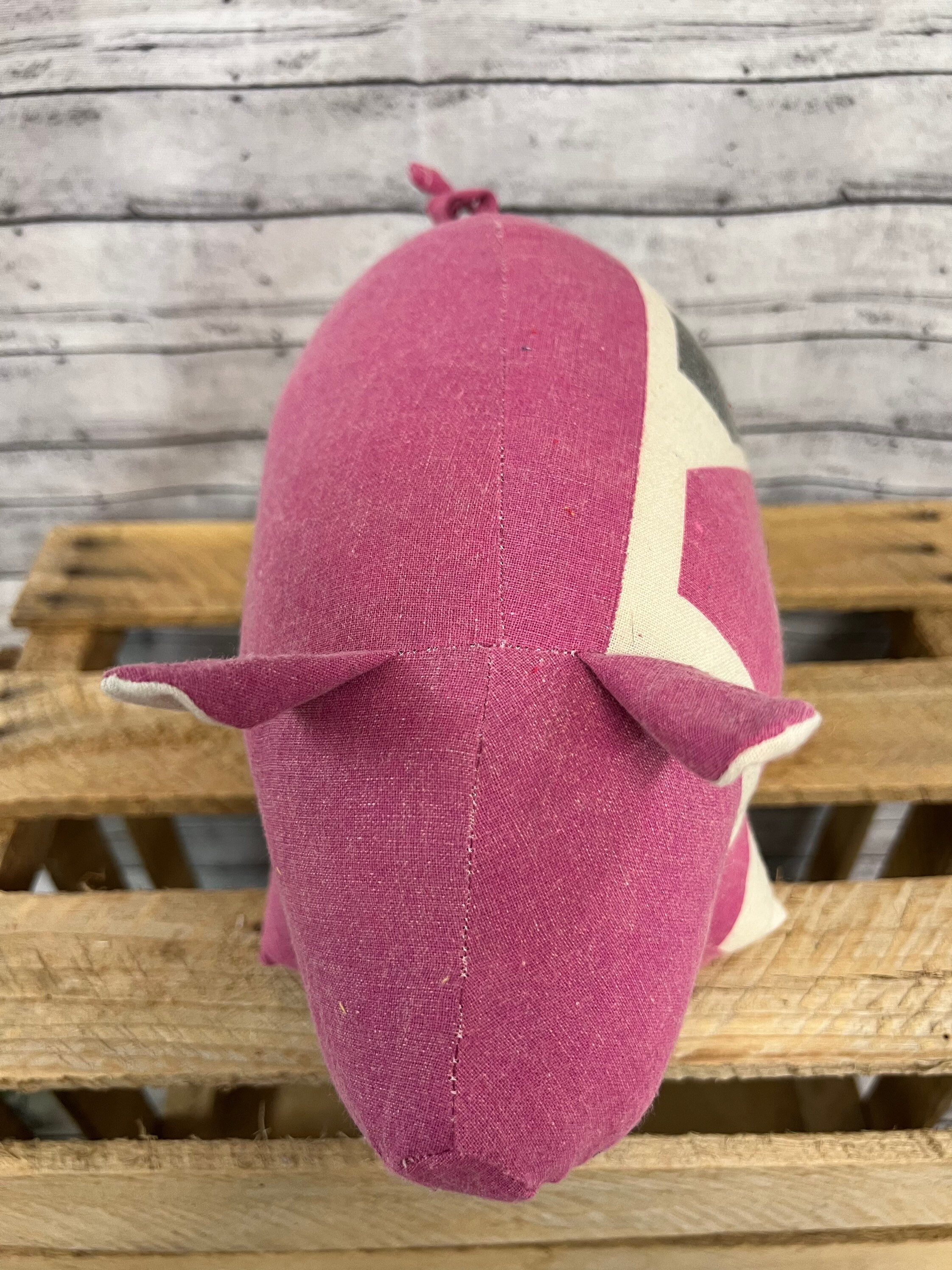 Pig, Small Pig, Grain Sack, Feed Sack, Seed Sack, Vintage, Antique ...