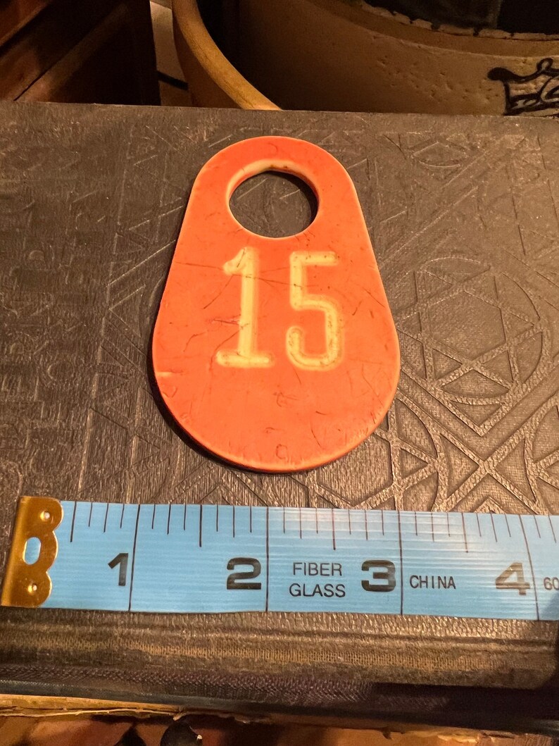 Vintage Cow Tag #36 ( Black ) - Etsy