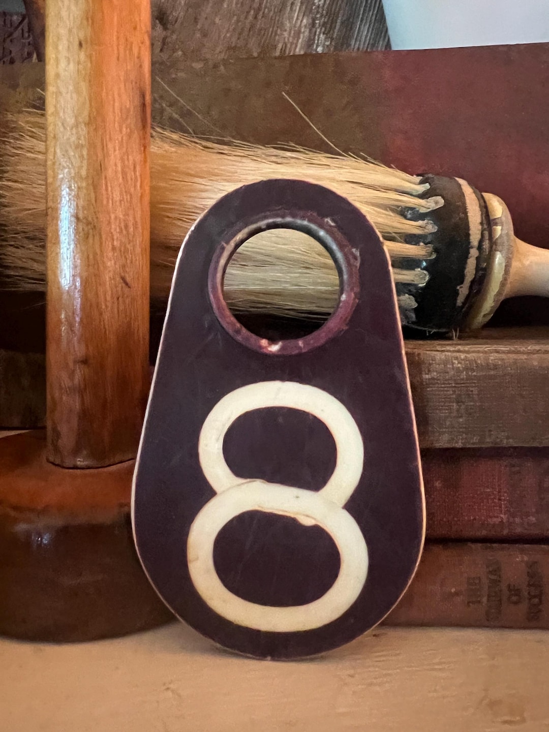 Vintage Cow Tag #8 ( Black ) - Etsy