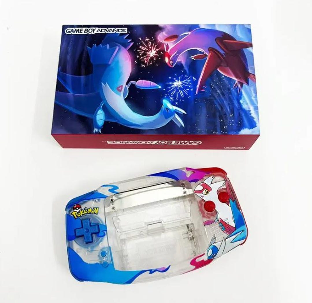 Carcasa Personalizada De Game Boy Advance Latios Y Latias - Etsy