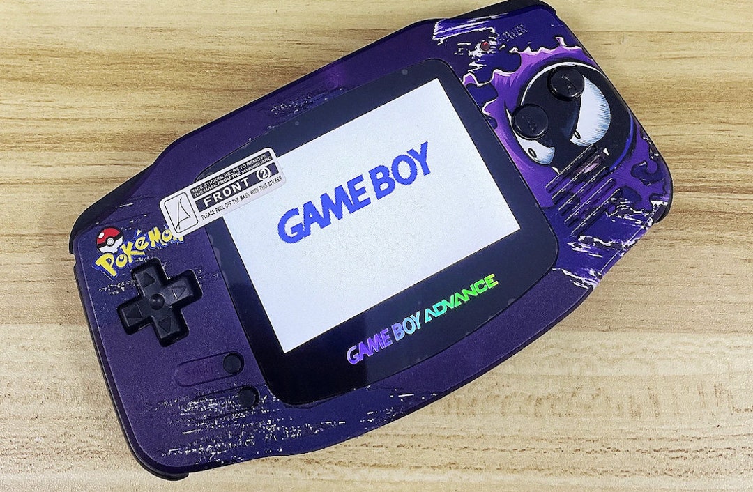 Custom Game Boy Advance Gengar Shell - Etsy