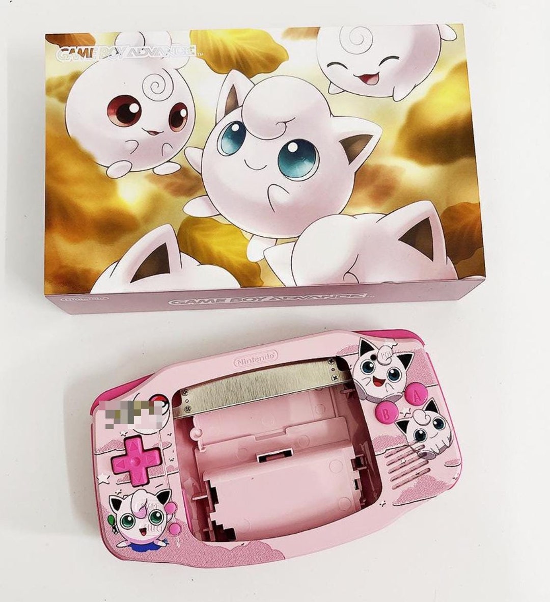 Custom Game Boy Advance Jigglypuff Shell - Etsy
