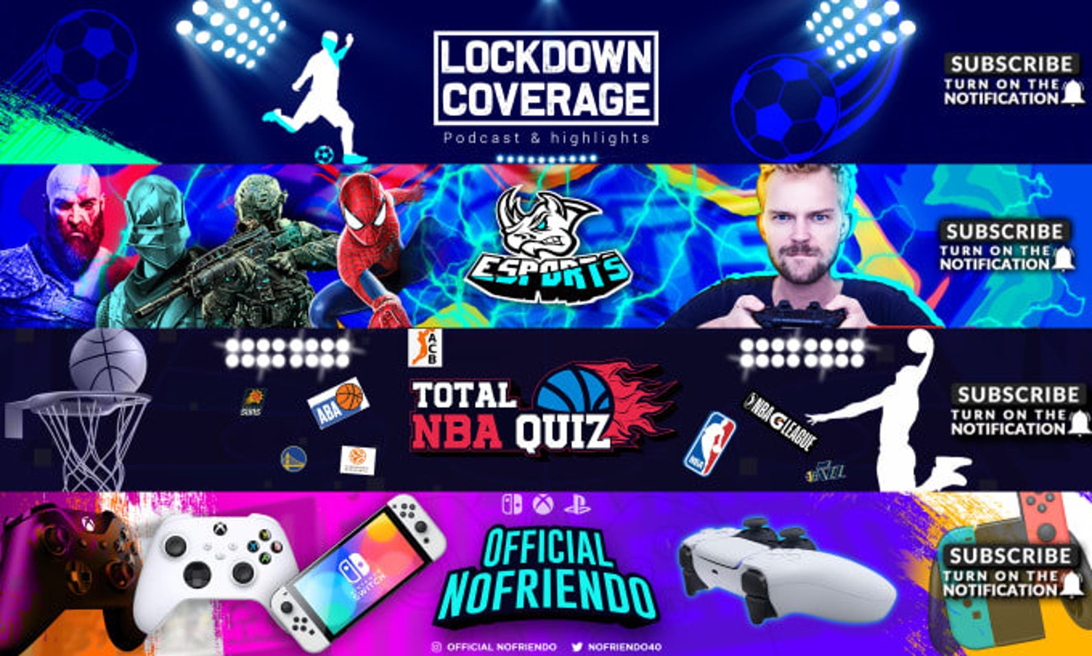 Conception de bannière personnalisée pour les jeux Twitch - Etsy France