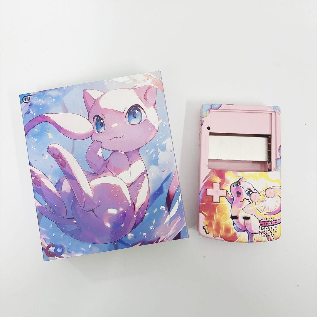 Carcasa Personalizada De Game Boy Color Mew - Etsy