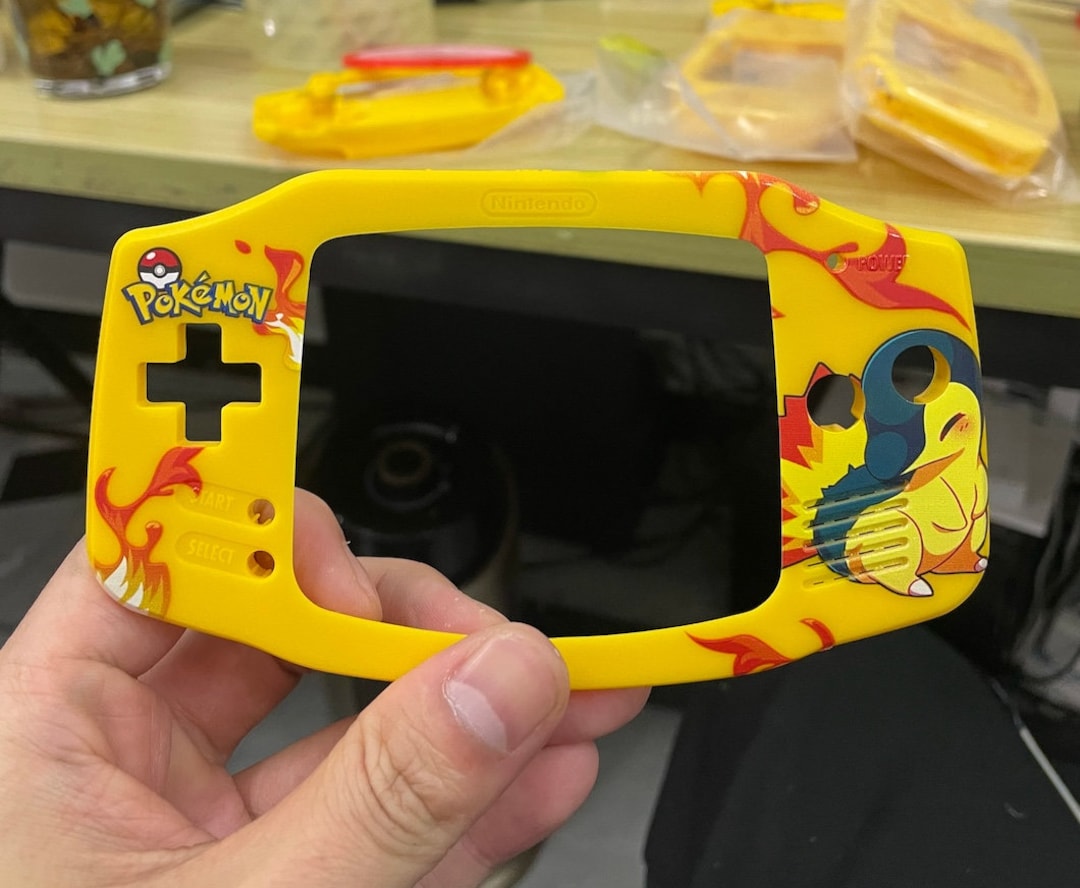 Custom Game Boy Advance Cyndaquil Shell - Etsy