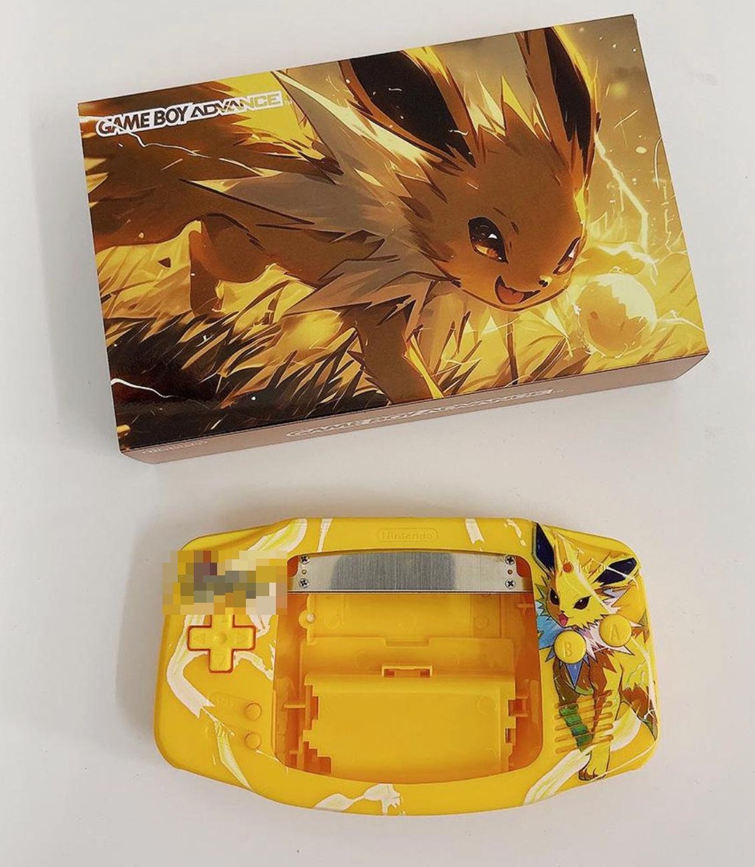 Custom Game Boy Advance Jolteon Shell - Etsy