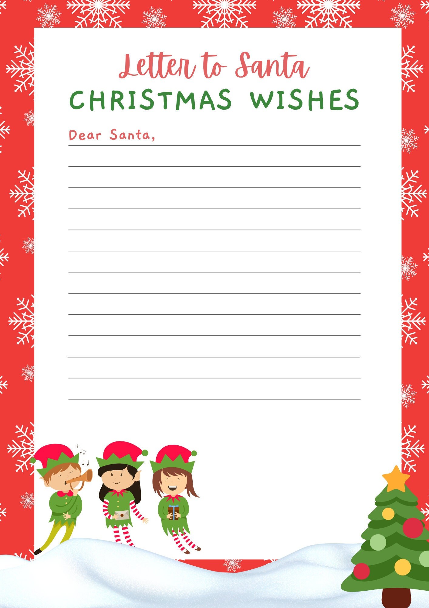 Christmas Activity Pack/ Printable Letter to Santa/ Printable Christmas ...