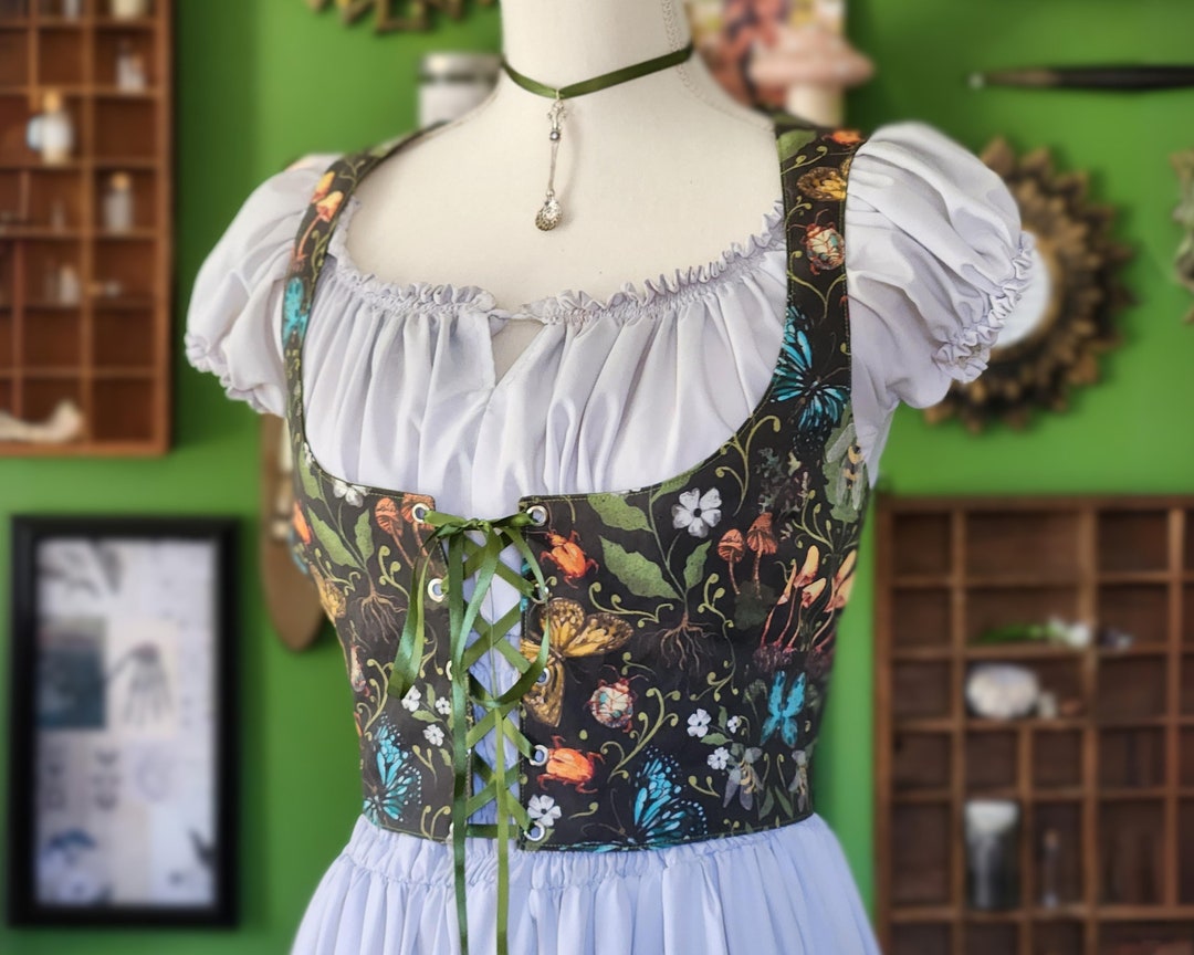 Woodmyth Reversible Bodice | Reversible Cottagecore Bodice | Witchy ...