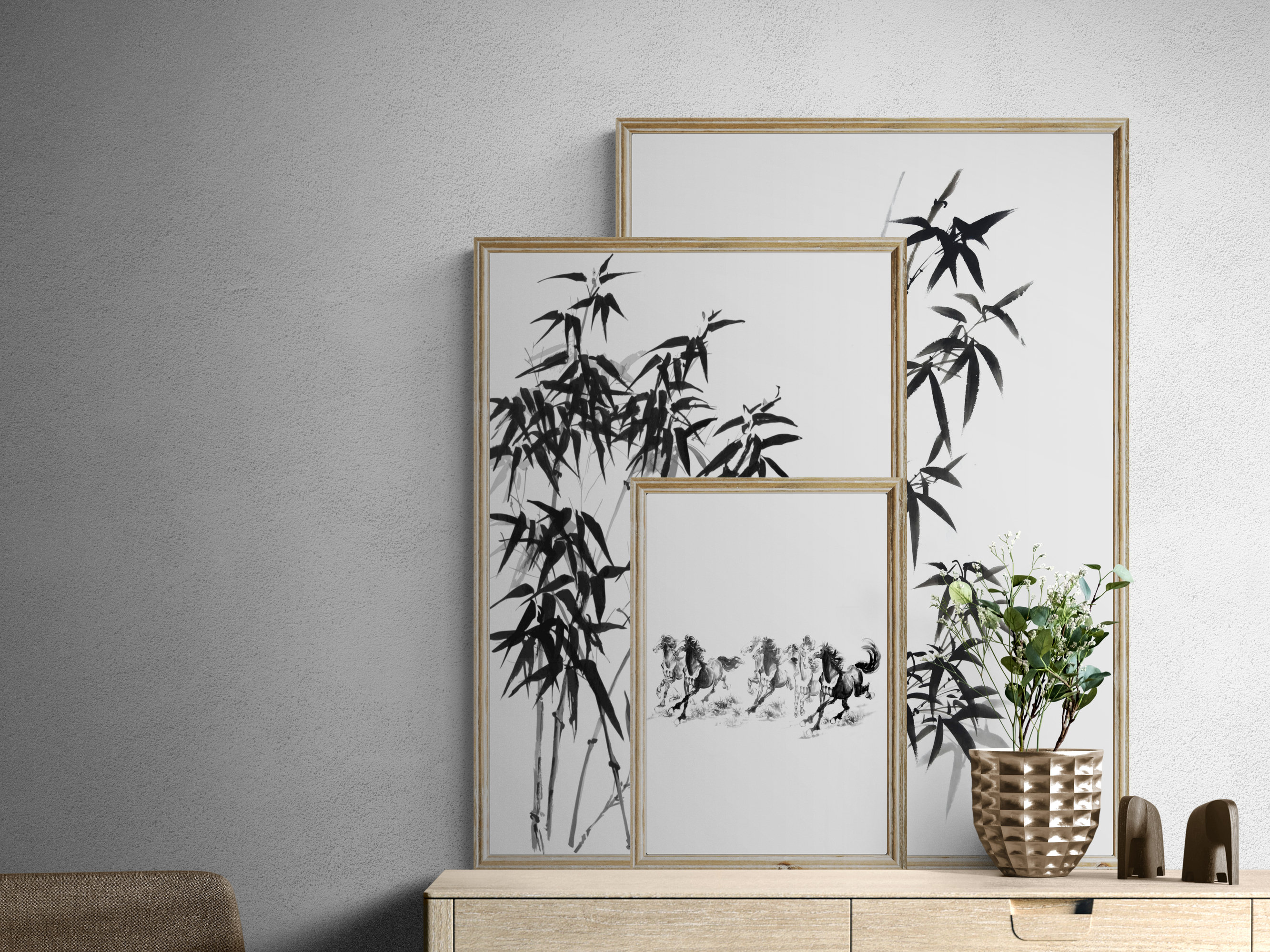 Bamboo Wall Art Diy