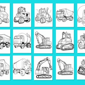 Construction Truck Coloring Book | Printable Kids Coloring Pages ...