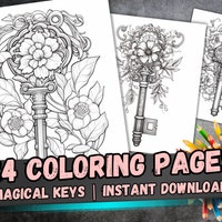 Boho Landscape Coloring Pages Printable Nature Coloring Pages for ...